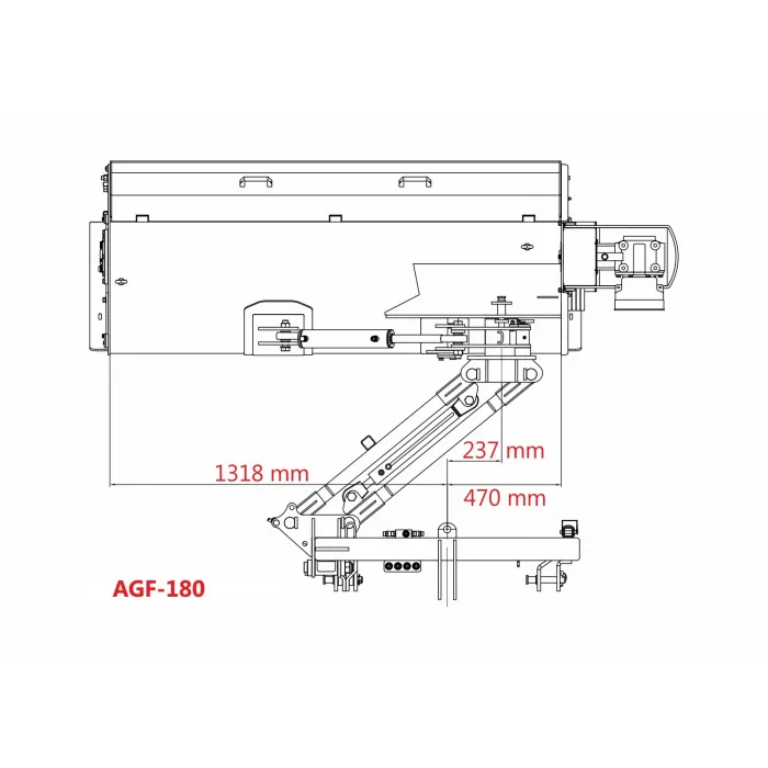 Косачка за мулчиране Jansen AGF-180, 1780 мм - Цени - Продажби