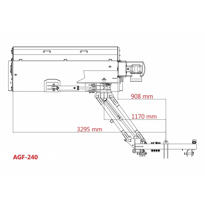Косачка за мулчиране Jansen AGF-240, 2390 мм - Цени - Продажби